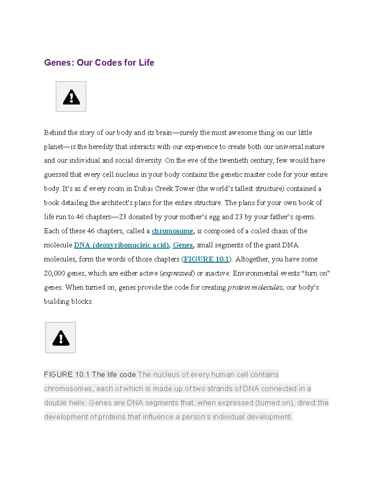 Genes Our Codes for Life - Genes: Our Codes for Life Behind the story ...