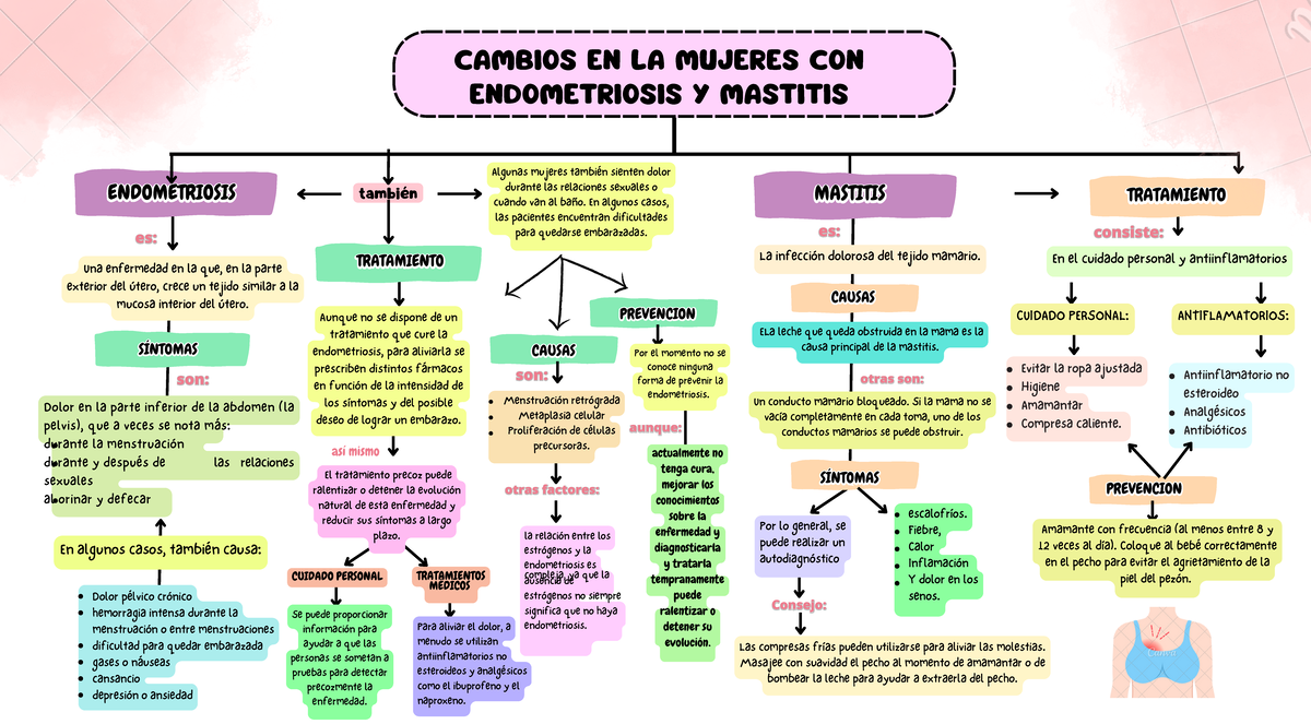 MAPA ENDO Y Mastitis - también SÍNTOMAS CAUSAS PREVENCION CAUSAS ...