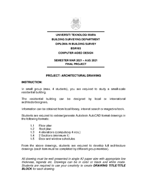 Report Catia - MINI PROJECT MEC FINAL REPORT Program : CEEM222 ...