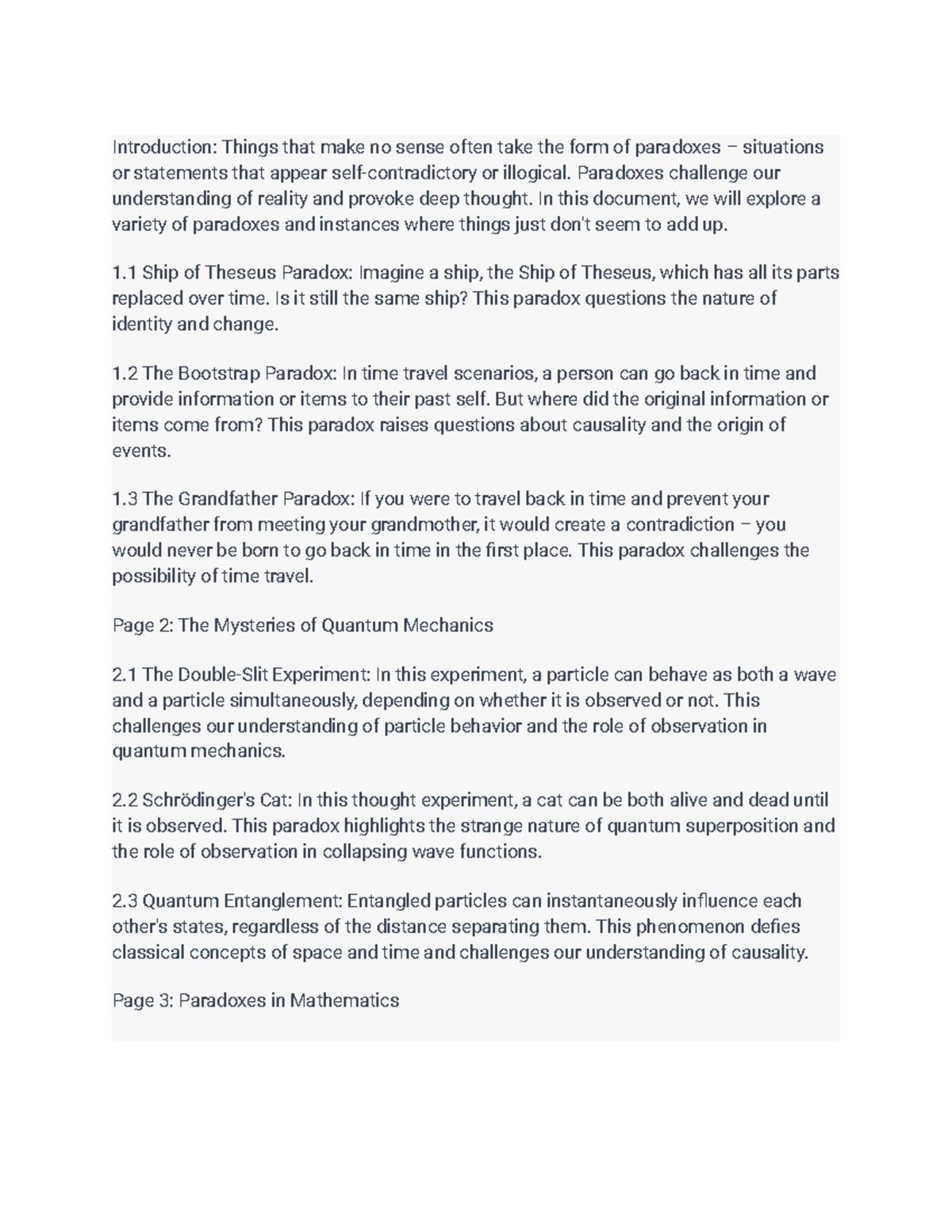 IB Writing Guide - Given the vast number of stars and planets in the ...