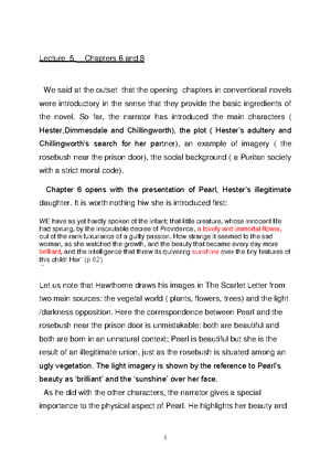 Lecture 6 Chapters 9 and 10 - LECTURE 6 Chapters 9 and 10 At the outset ...