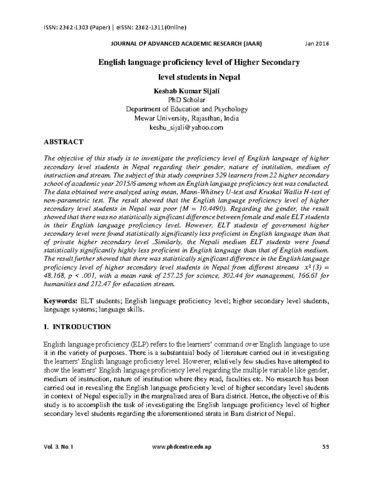 13467 - LECTURE - JOURNAL OF ADVANCED ACADEMIC RESEARCH (JAAR) Jan 2016 ...