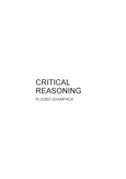 PLS2601 - Unisa - critical reasoning - Studocu