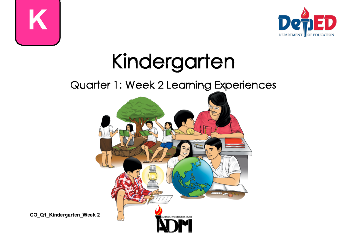 KG q1 week2 v2 - guide - Kindergarten Quarter 1: Week 2 Learning ...
