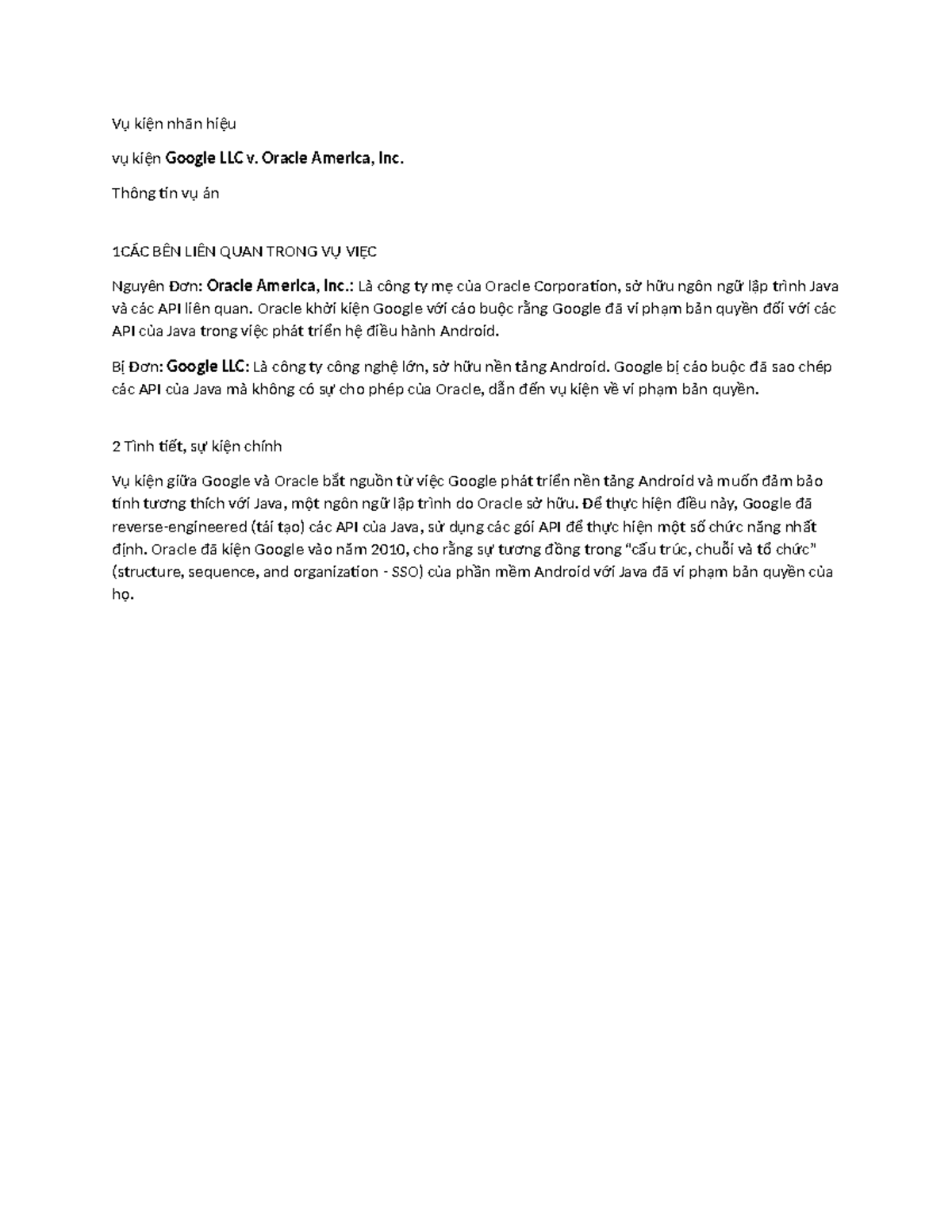 Vụ kiện nhãn hiệu - abc - Vụ kiện nhãn hiệu vụ kiện Google LLC v ...