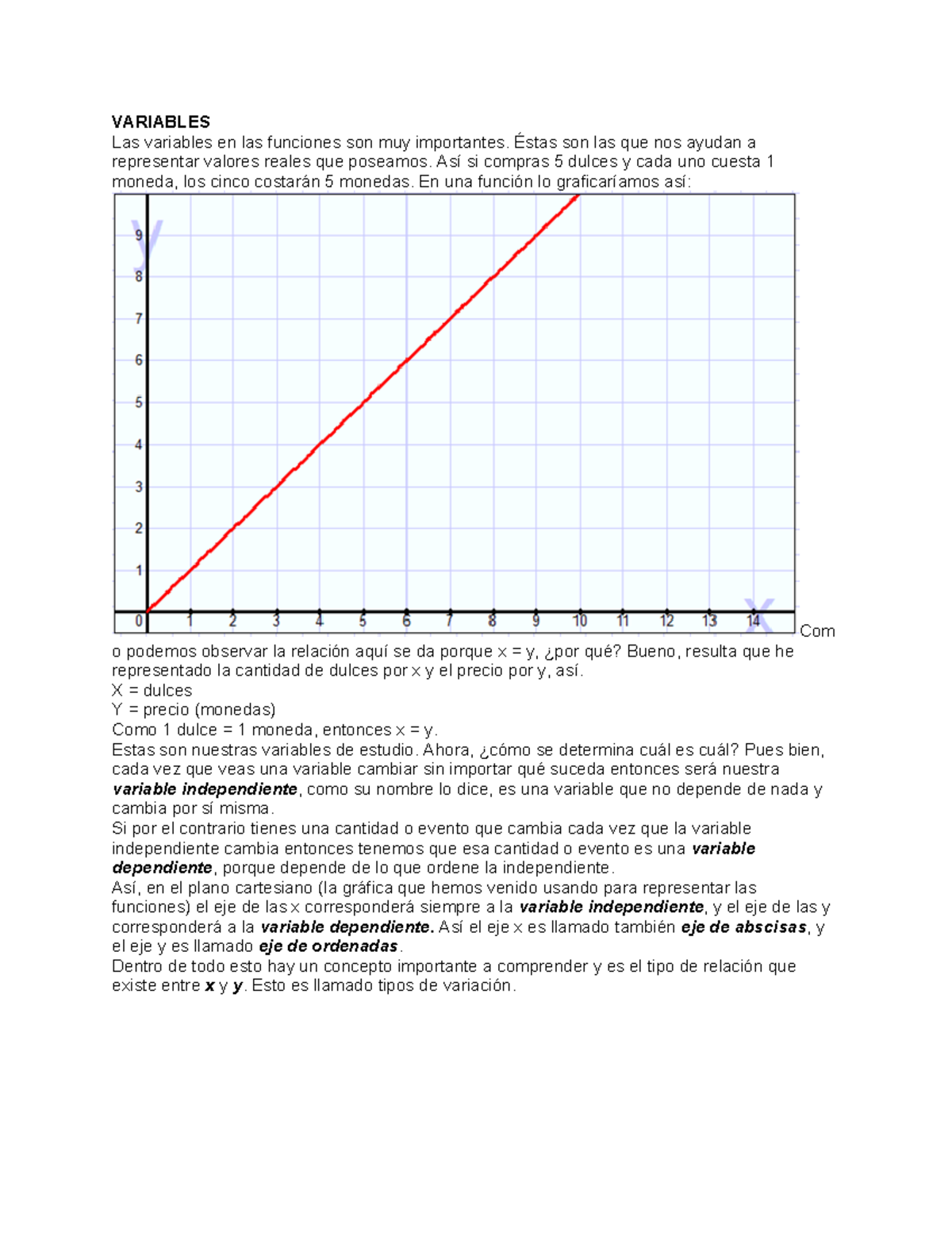 2. Variables - VARIABLES Las variables en las funciones son muy ...