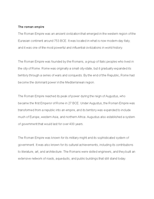 The Ancient World History course outline intro, prehistoric era ...