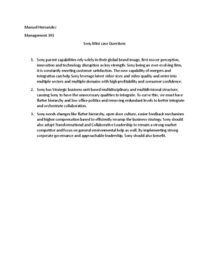 A2 Problem set Solution - MNGT 368 Business Statistics Problem Set 2 ...