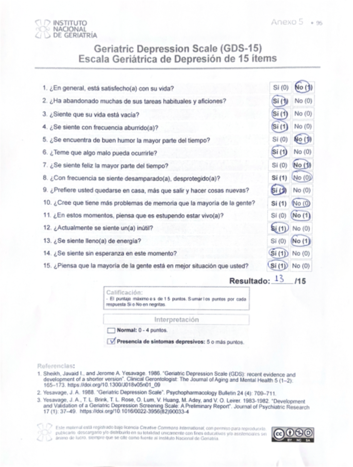 Instituto - Medicina - INSTITUTO Anexo 5 95 NACIONAL DE GERIATRIA ...