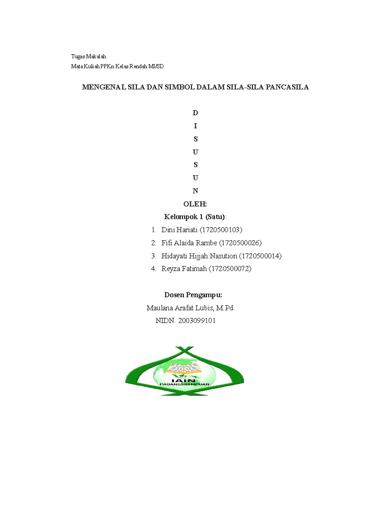 Mengenal SILA DAN Simbol Dalam SILA-SILA Pancasila - Tugas Makalah Mata ...