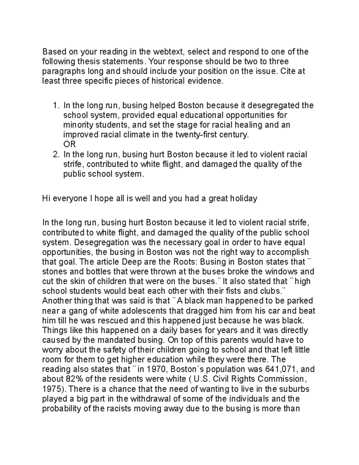 6-1 Discussions - Based on your reading in the webtext, select and ...