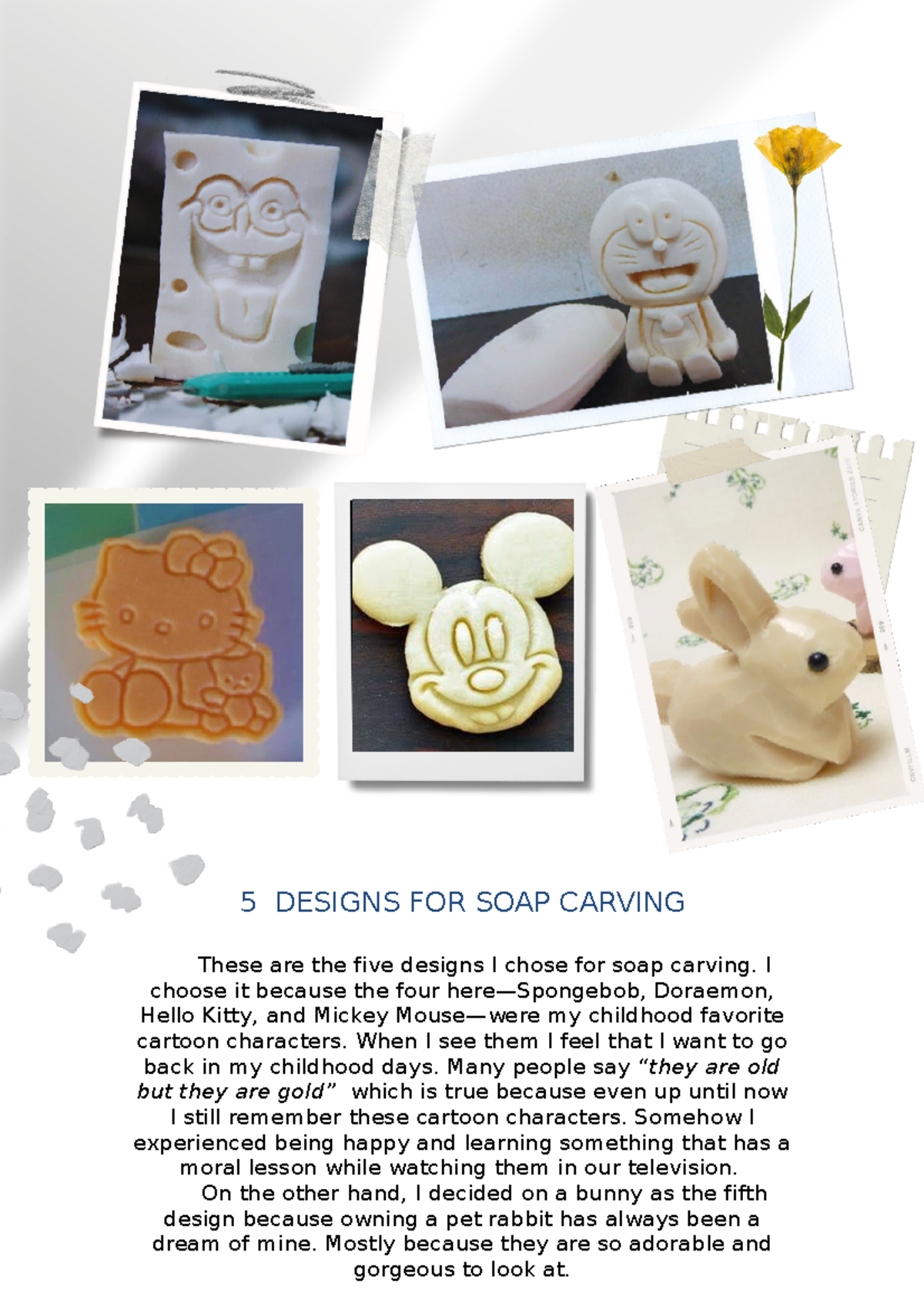5 designs for soap carving - 5 DESIGNS FOR SOAP CARVING These are the ...