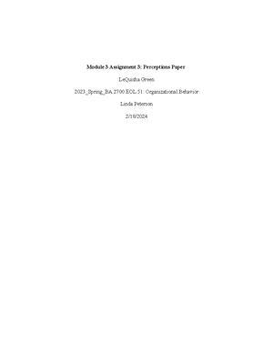 M2 Assignment 3- Case Study - 1 Case Study: Getting emotional Organizational Behavior 1. a. What ...