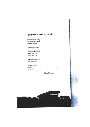 [Solved] Maak dit n mensgemaak en leesbaar Die roman Wals met Matilda ...