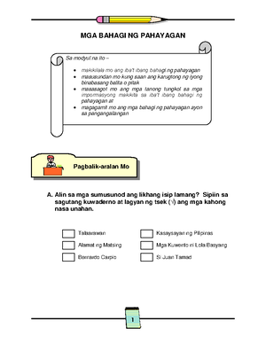 Q3 Filipino 8 Module 4 - N/A - Filipino Ikatlong Markahan Sariling ...