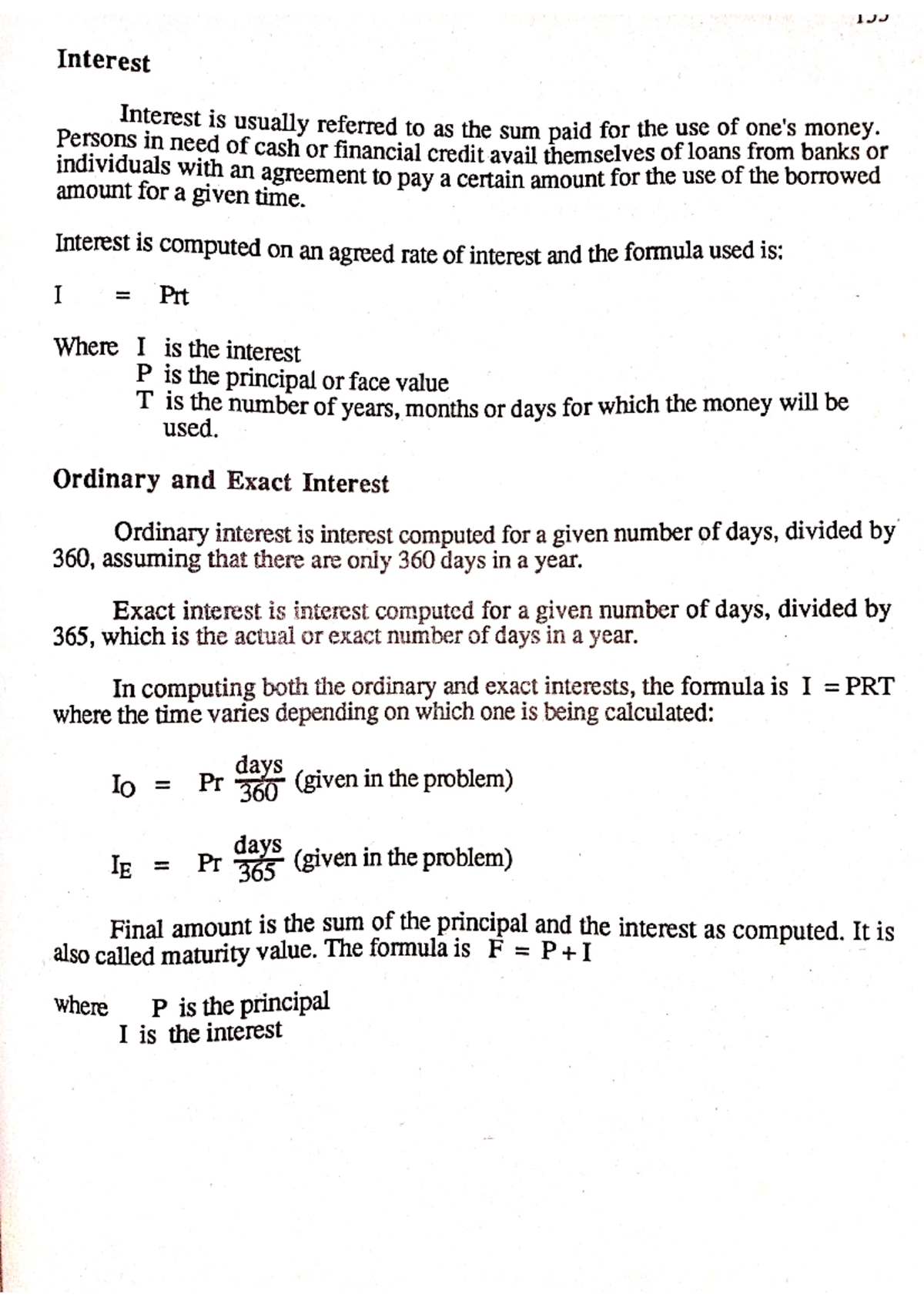 Mathematics Midterm to Final lessons - Business Administration ...