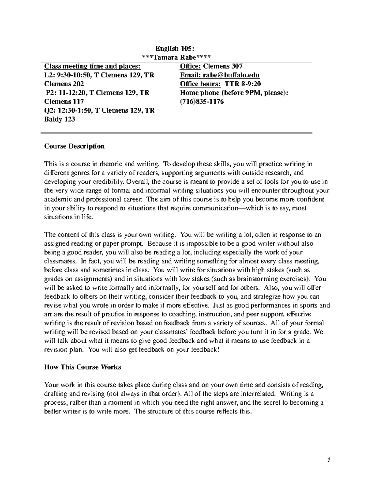 POST - Summary Writing and Rhetoric - English 105: Tamara Rabe* Class ...