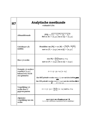 Wiskunde - 3e jaar - ASO - Studocu