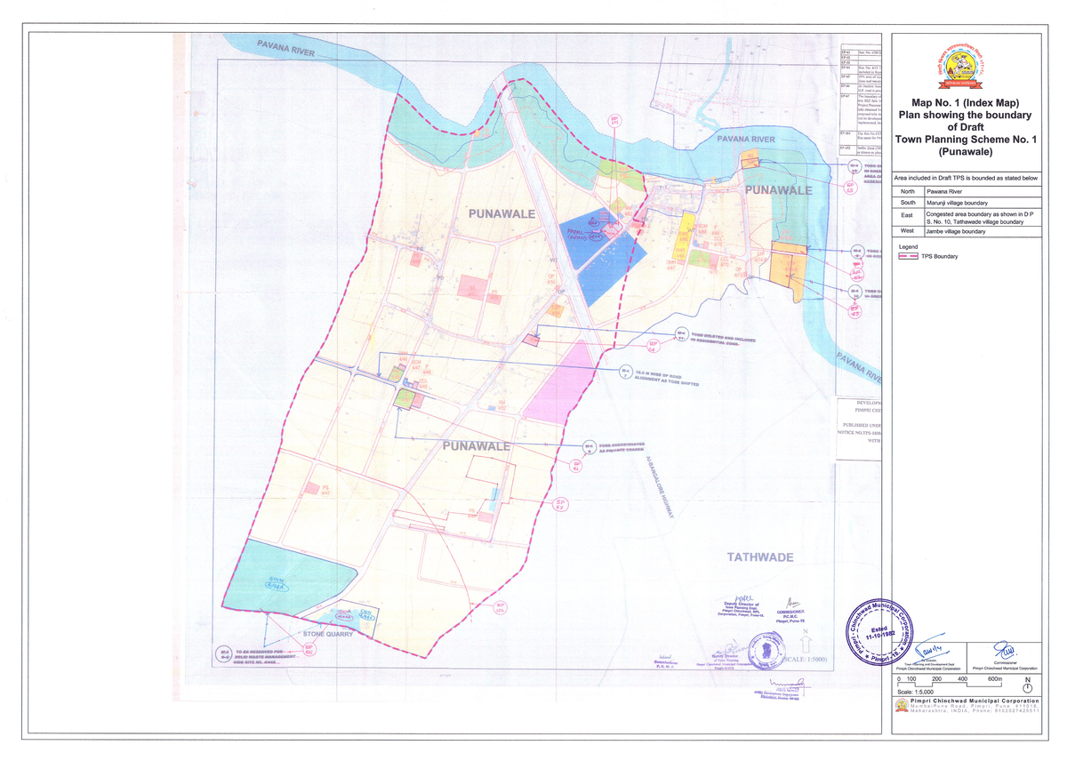 1 Punawale - Marketing - Res. No. G Res. No. 7 PAVANA RIVER Map No. 1 ...
