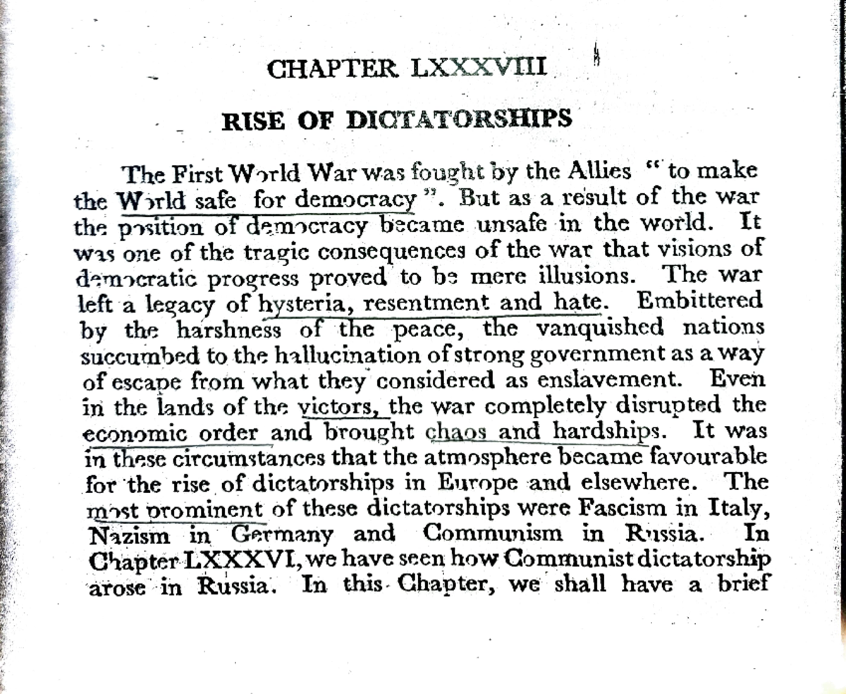 Fascism in Italy-1 - It's lecture notes - .. CHAPTER ·LXXXVIlI ...