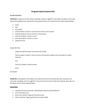 Programming Fundamentals Loops - Programming Fundamentals loop is a ...