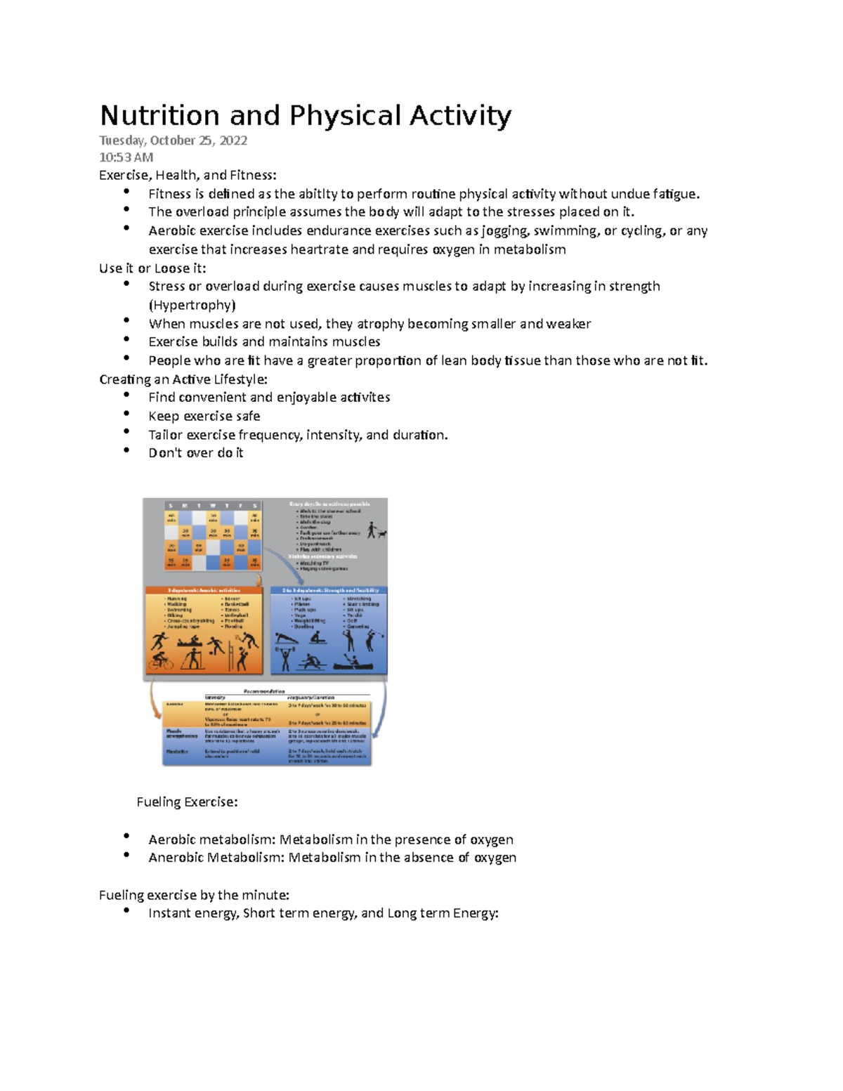 Nutrition and Physical Activity - Nutrition and Physical Activity ...