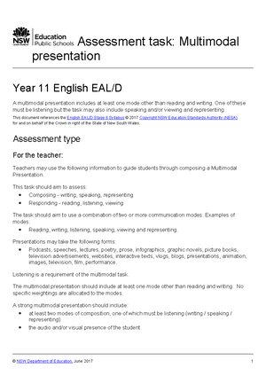 EAL/D Imaginative Writing Assessment Task - Echoes of Warsaw ~ The real ...