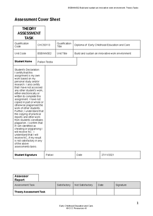 [Solved] Using the table below write the basic requirements for each - Early childhood education ...