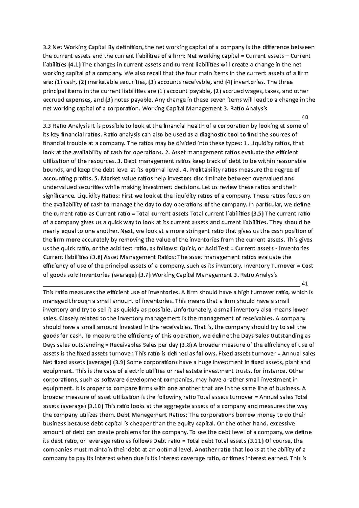 Ratio Analysis 2 3 Net Working Capital By Definition The Net Working ratio-analysis-2-3-net-working-capital-by-definition-the-net-working
