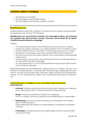 Zusammenfassung Lektion 2 Überzeugungsstrategien - Lektion 2 ...