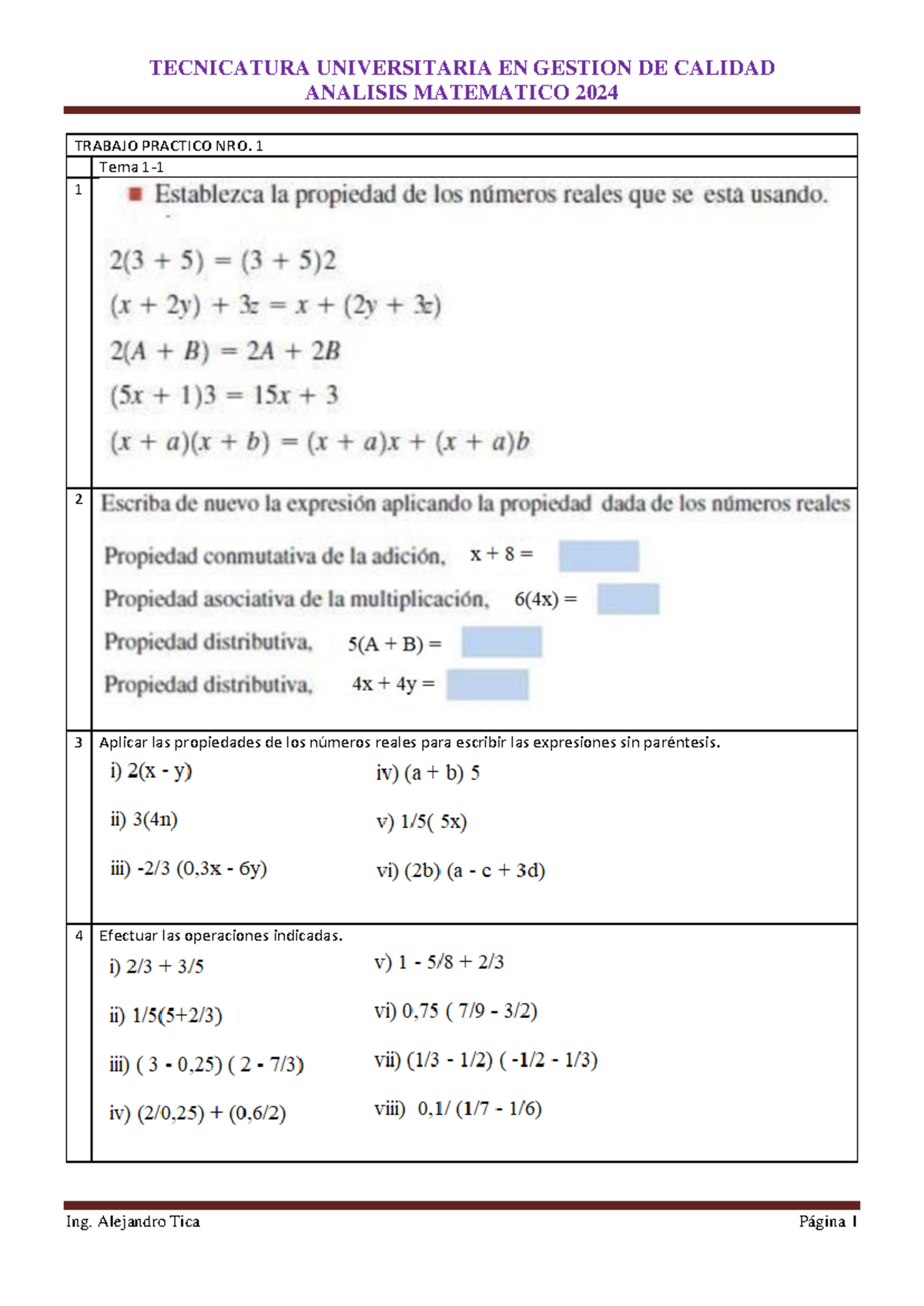 Tugcd AM24 TP1 U1 - tp analisis matematico - Análisis Matemático I - TECNICATURA UNIVERSITARIA ...