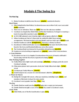 module 7 quiz worksheet kansas city - Module 7 Duke Ellington Blessed 1 ...