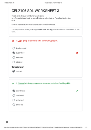 SDL 7 - 210029 - CEL2105 - 11/22/23, 11:02 PM CEL2106 SDL WORKSHEET 7 ...