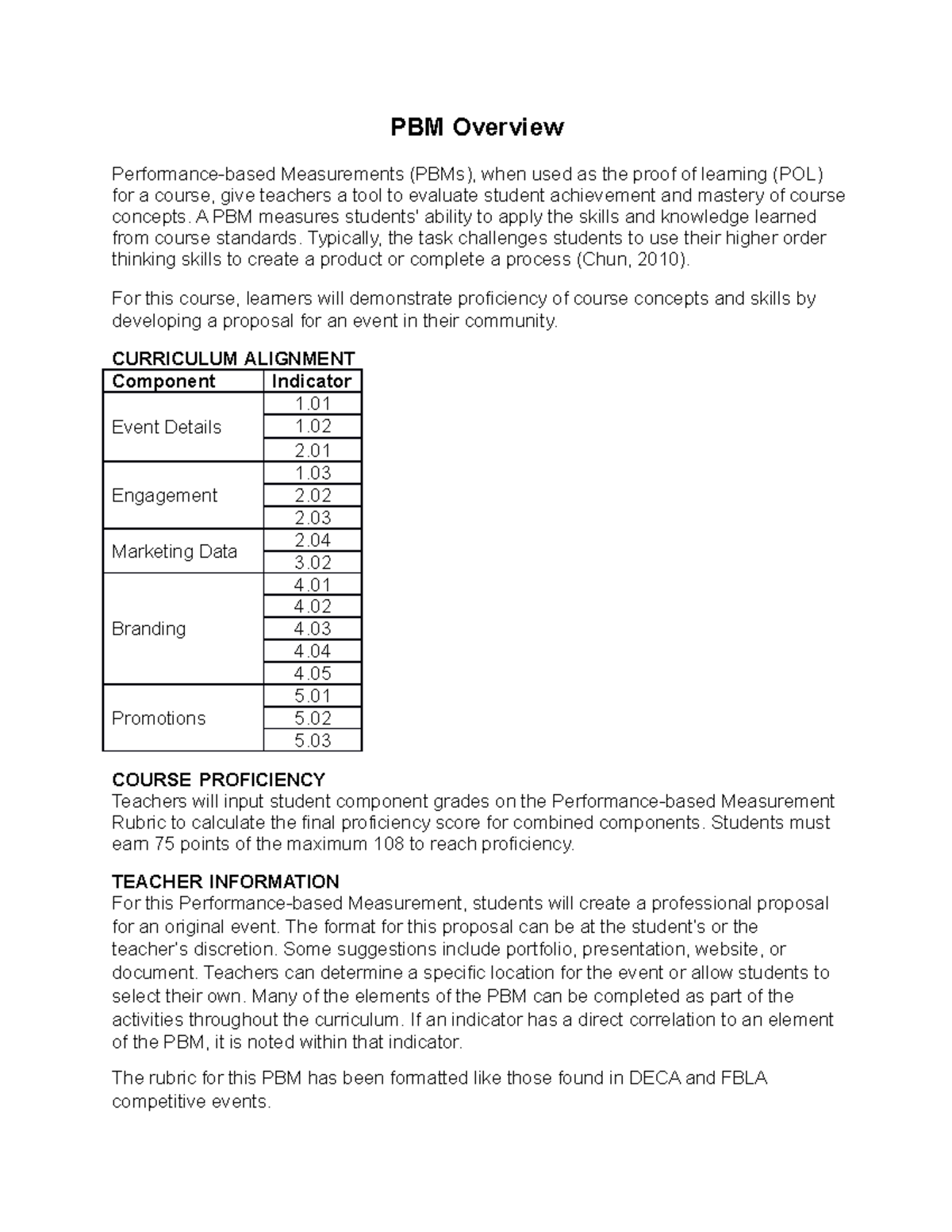 SEM1 PBM Overview - nnn - PBM Overview Performance-based Measurements ...