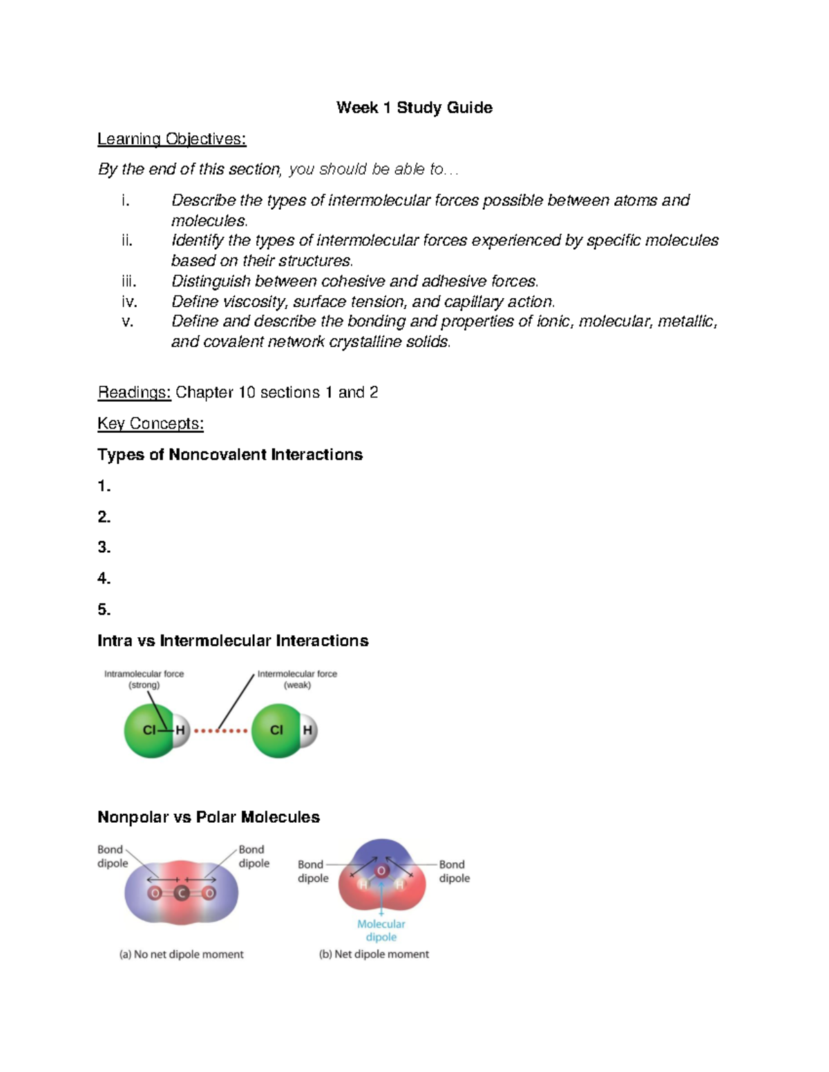 Week 1 Study Guide - nursing lecture notes - Week 1 Study Guide ...