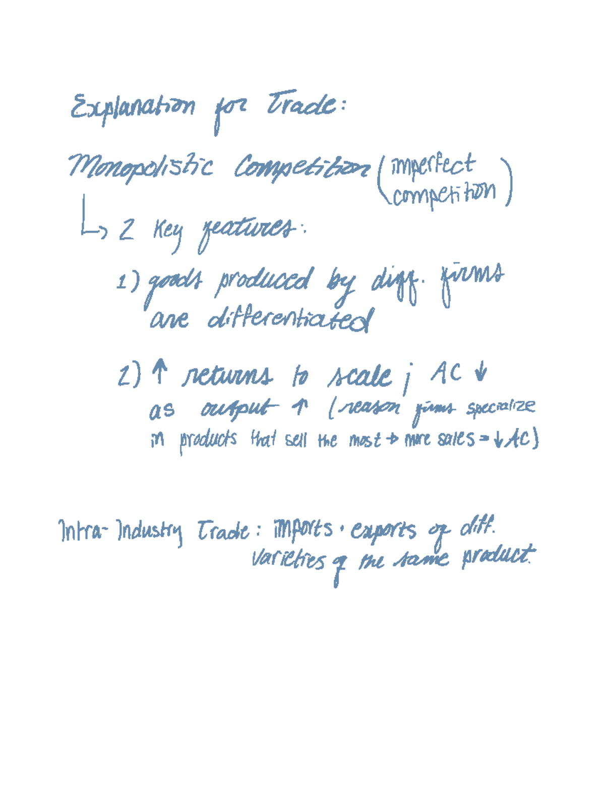 CH6 - Textbook notes made by me - Explanation for Trade Monopolistic ...