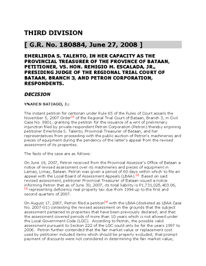 5. CE Casecnan v. Nueva Ecija - SECOND DIVISION [ G. No. 196278, June ...