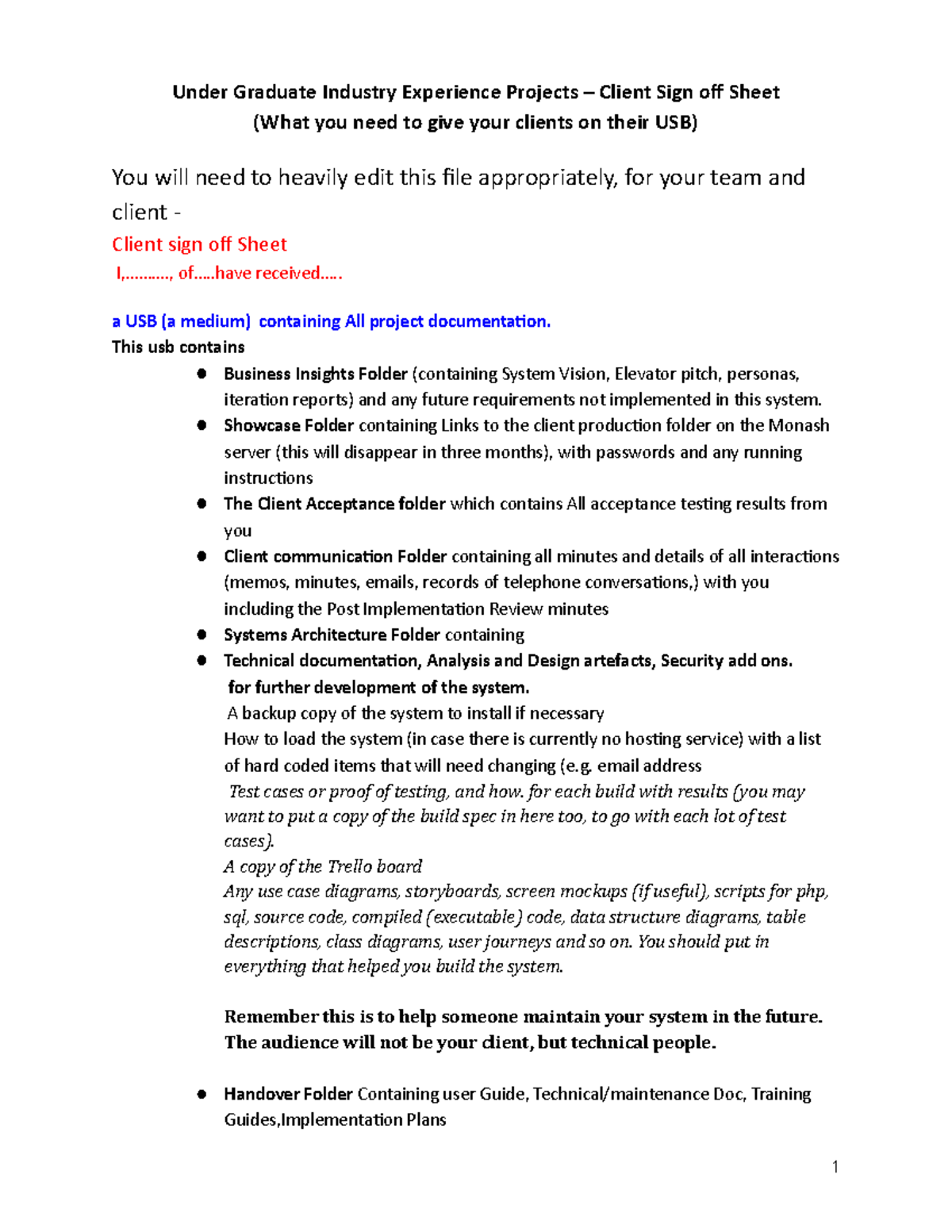 2022 3048 IE Client Sign off Sheet V1 (2) - Under Graduate Industry ...