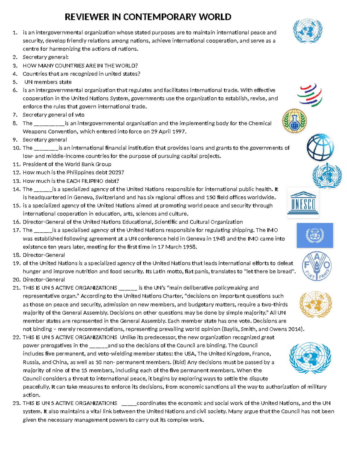 Reviewer IN Contemporary World - REVIEWER IN CONTEMPORARY WORLD is an ...