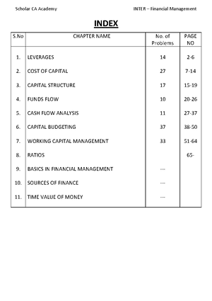 03 Cost of Capital - Questions - Chapter 3 Cost of Capital Question 1 - Study Material Five ...