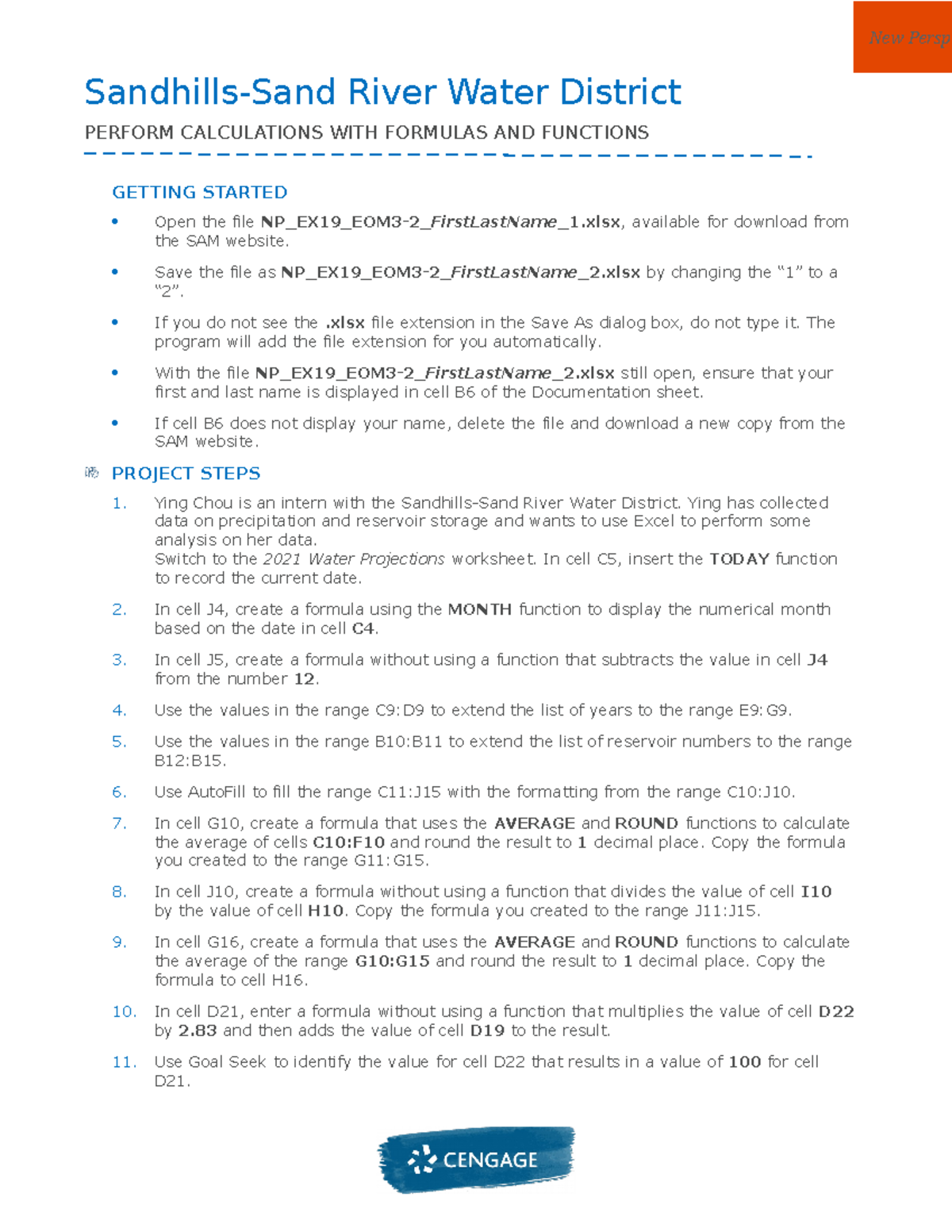 Instructions NP EX19 EOM3-2 - Sandhills-Sand River Water District ...