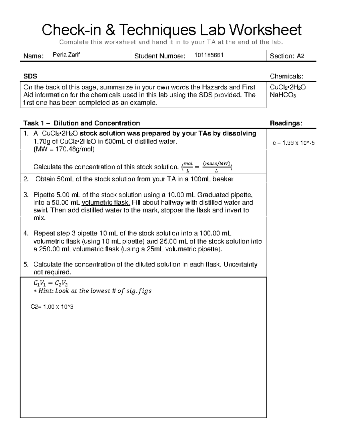 CT Worksheet for students - Fall 20231 - Check-in & Techniques Lab ...