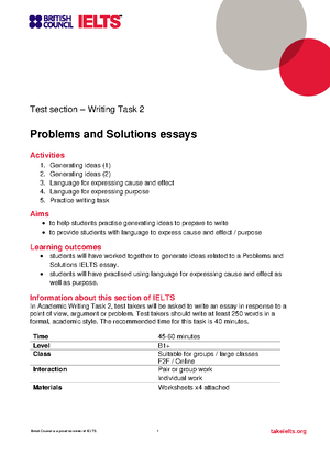 Sample Problem Solution Paper - *This sample paper was adapted by the ...