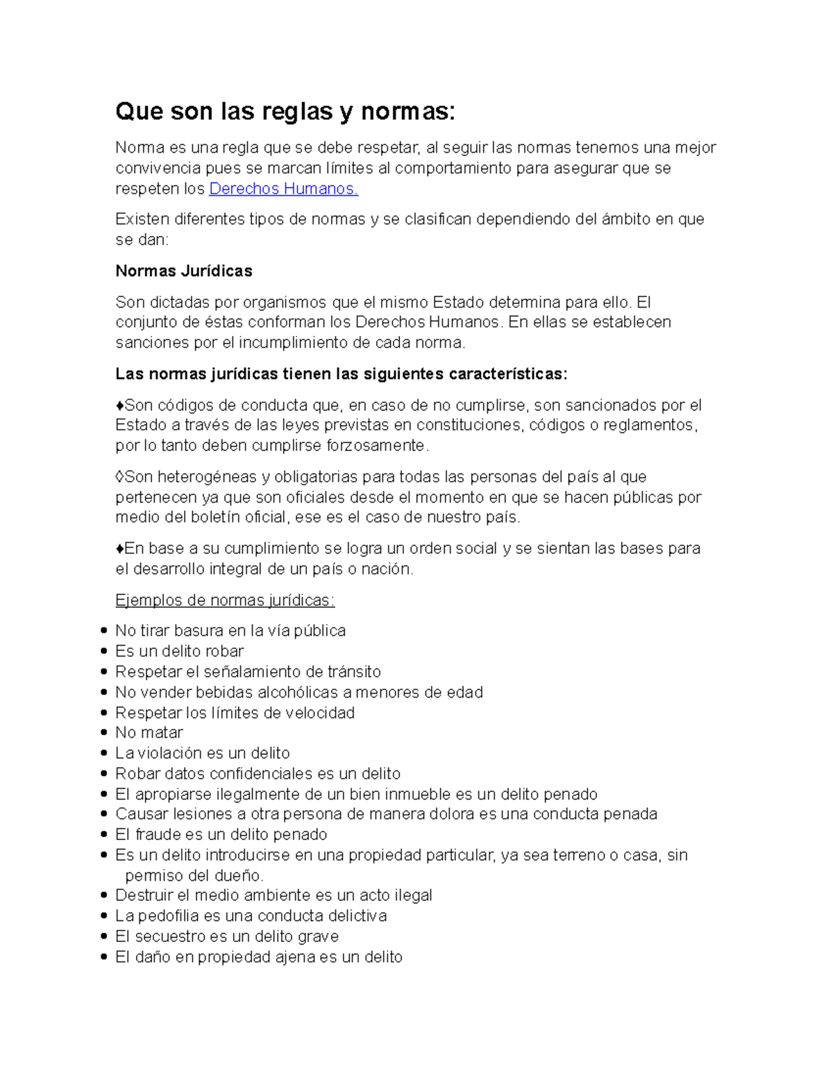 Reglas y normas deconvivencia - Que son las reglas y normas: Norma es ...