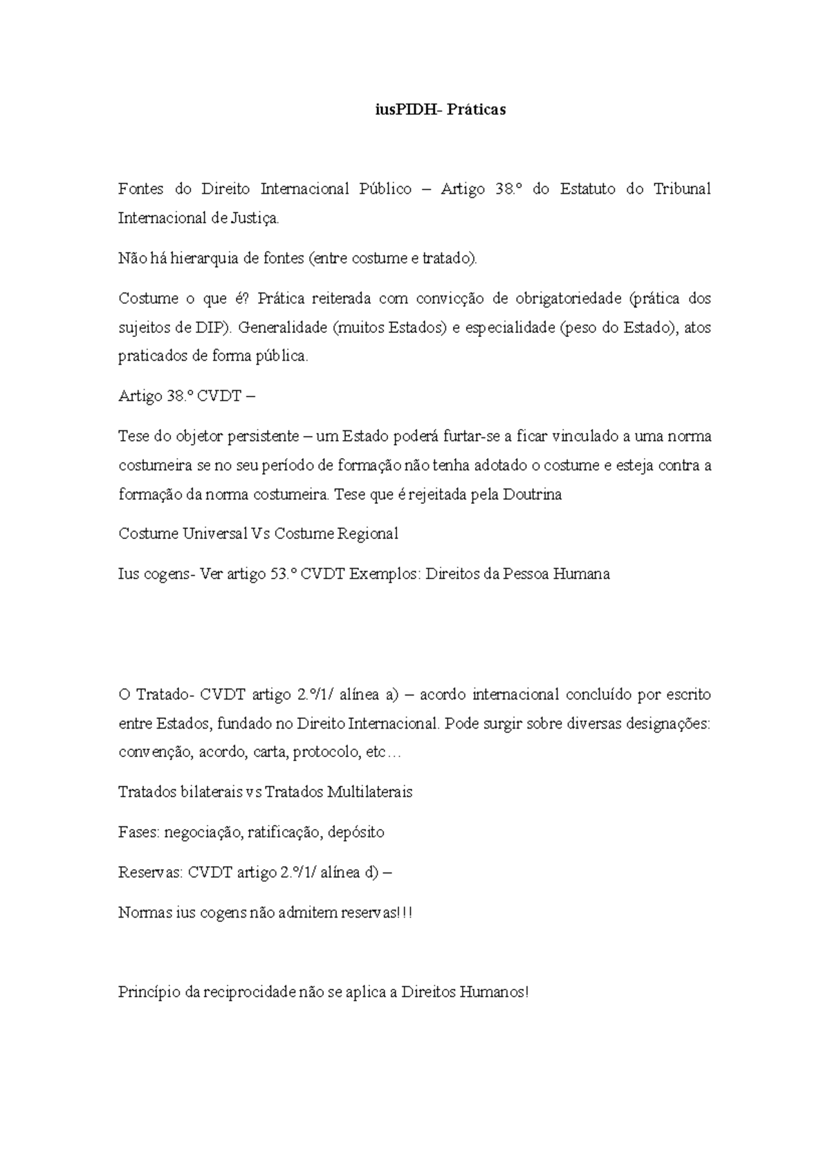 PIDH- Aulas Práticas do ano 2021/2022 - iusPIDH- Práticas Fontes do ...