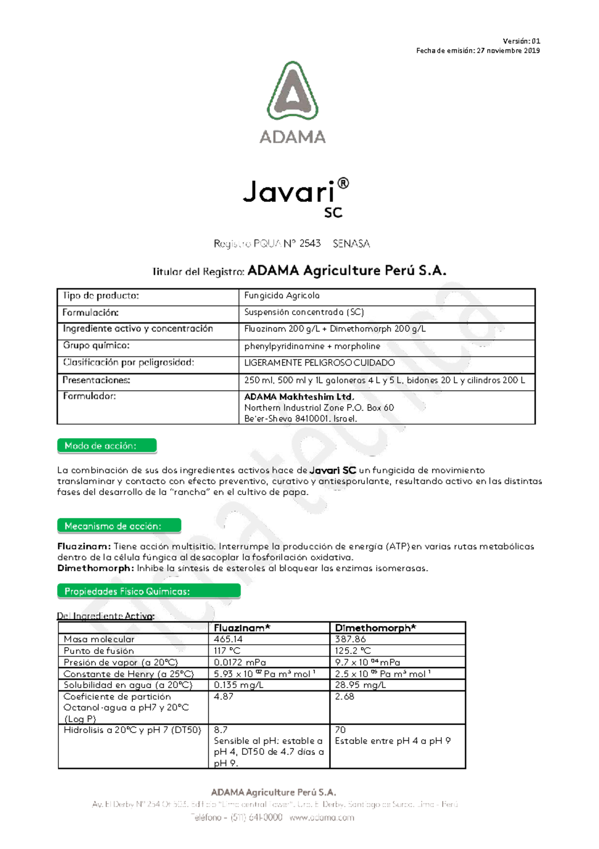 Ft-javari 190221 compressed - Versión: 01 Fecha de emisión: 27 ...