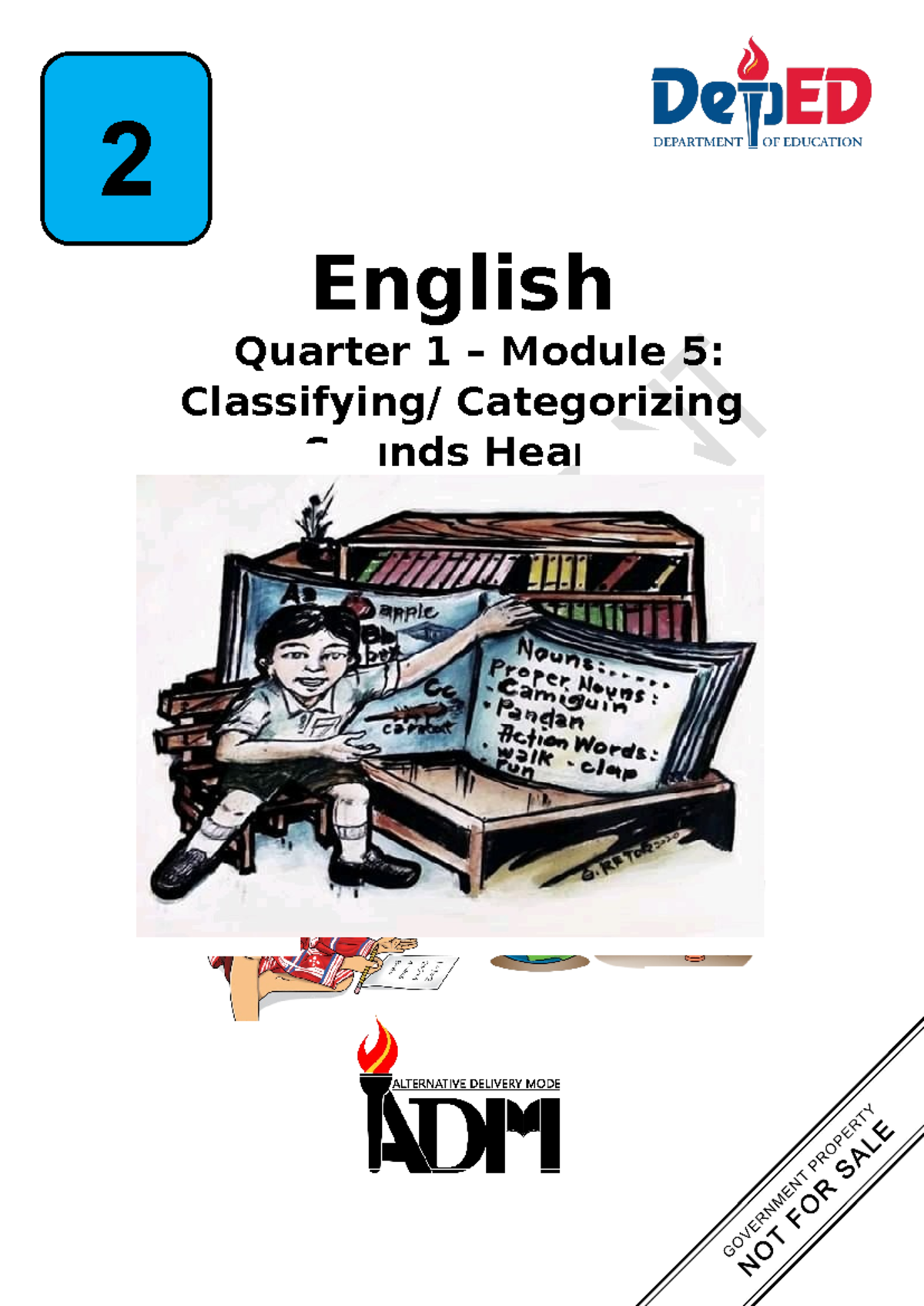 Eng2 Q1 Mod5 classifyingsoundsheard v5 - English Quarter 1 – Module 5 ...