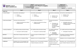 lesson plan in drafting drawing skills to transform an original design ...