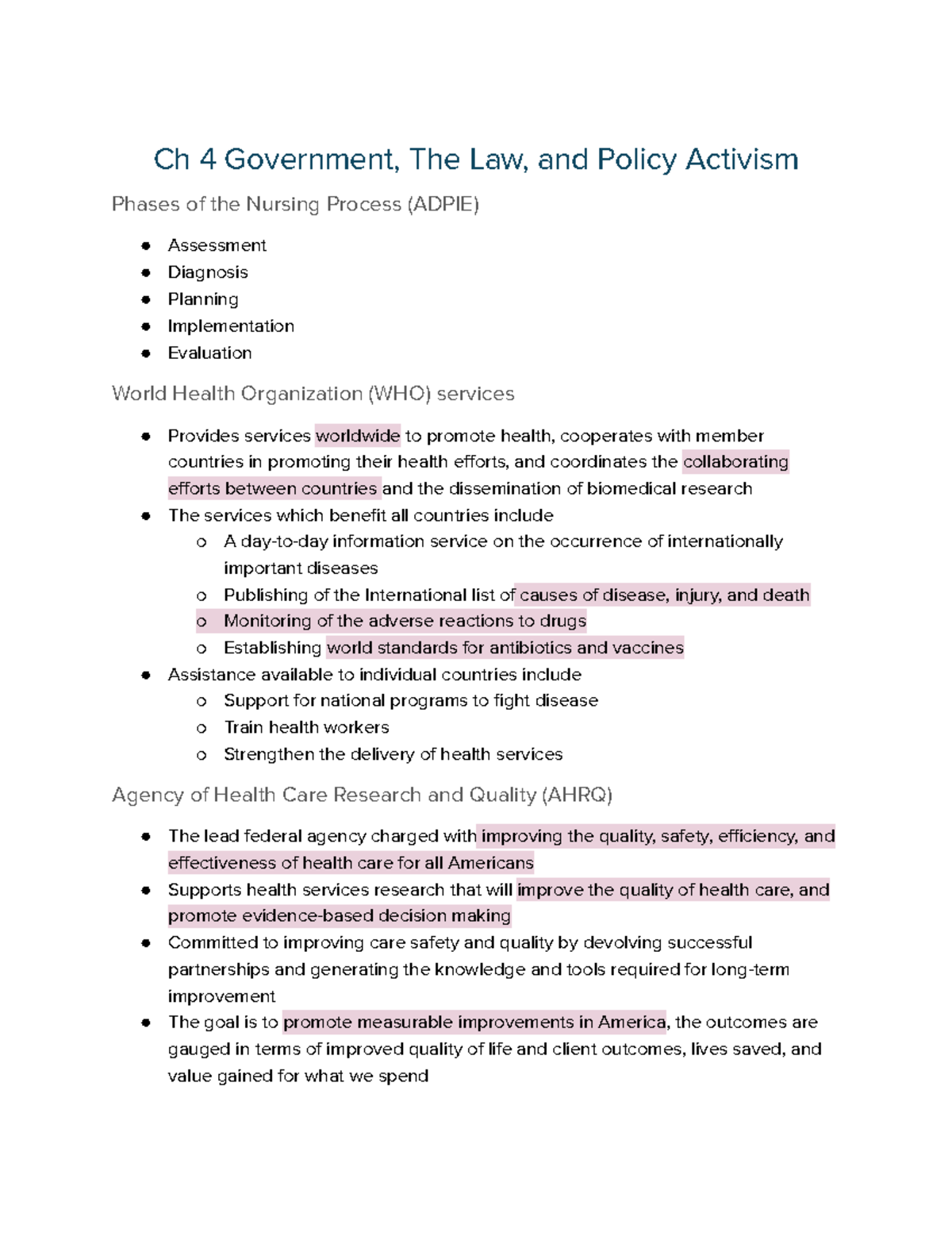 Community Exam 2 SG - Guided notes from 2024 exam 2 - Ch 4 Government ...