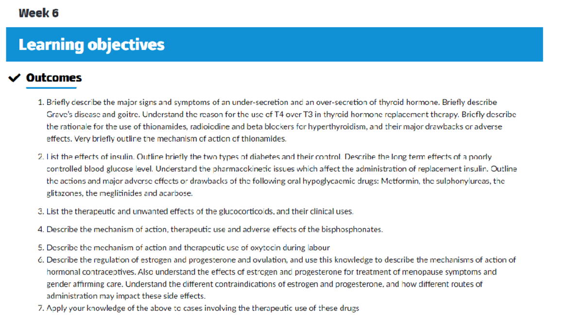 HUBS2203 WEEK 6 - Endocrine function Thyroid hormone release Hypothyroidism ####### Cold ...
